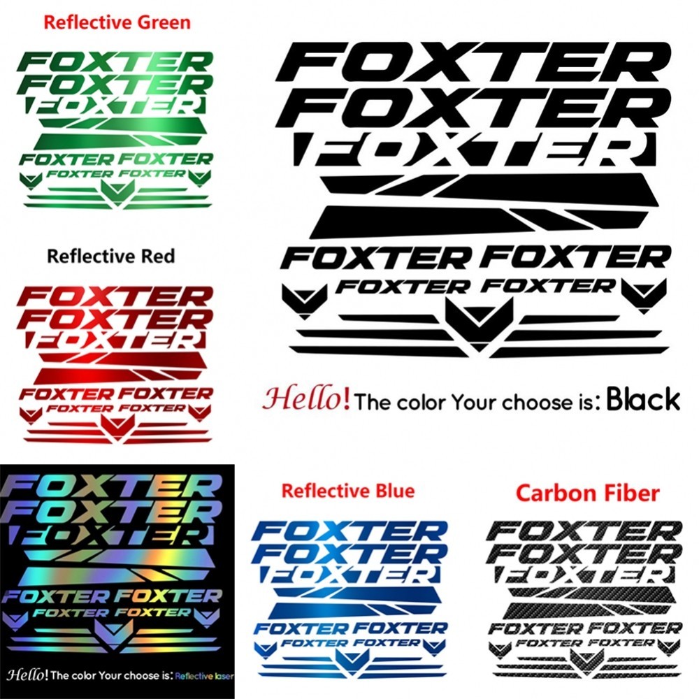 Eye catching FOXTER Bike Carbon Fiber Sticker Enhance Your Bike's Look ...