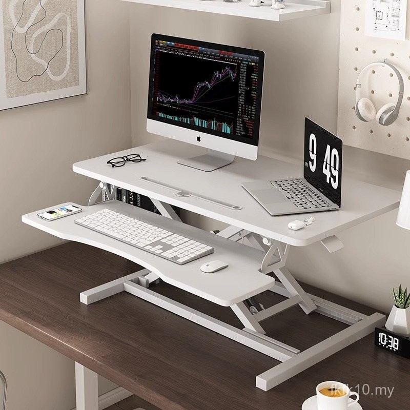 Computer Desk Standing Lifting Desk Pneumatic Lifting Adjustable ...