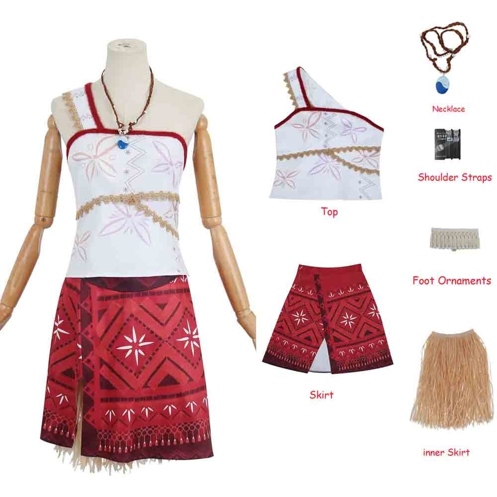 Disney Movie Moana 2 Princess Dress for Adult Women Halloween Carnival ...