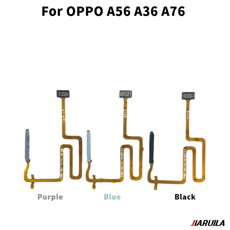 Fingerprint Sensor Power Button Flex Cable For OPPO A56 A36 A76 ...