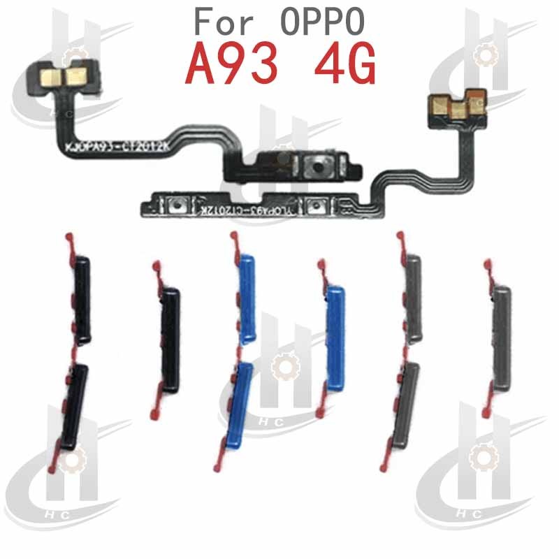 For OPPO A93 4G Power Volume Side Button Flex Cable Keys button on off ...