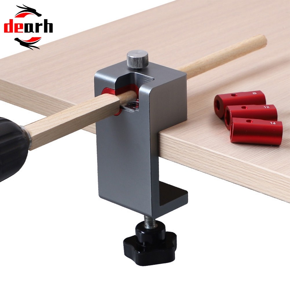 [DRHT] Dowel Maker Jig Tenon Dowel Cutter Drill Guide Positioner Making ...