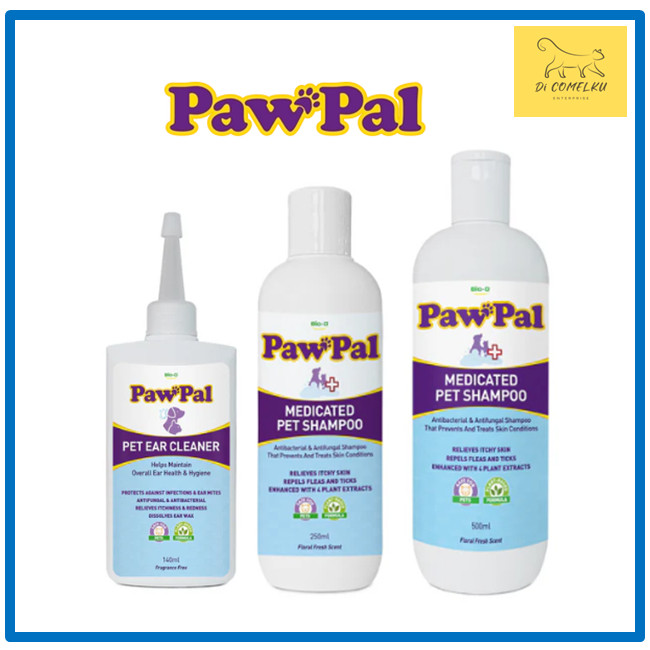 PawPal Medicated Shampoo 250ml / Ear Cleaner 140ml | Shopee Malaysia