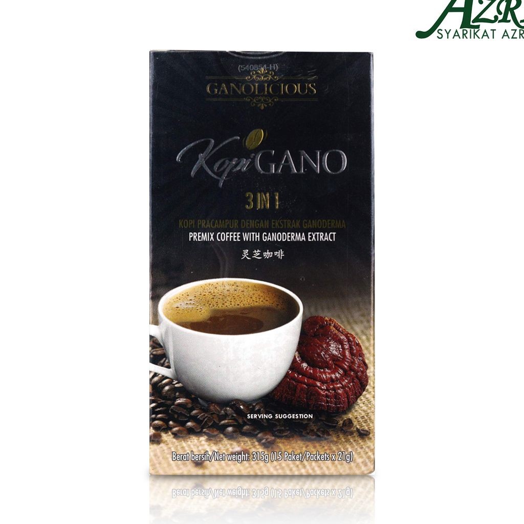 Ganolicious Kopi Gano 3-in-1 (15 Packet) | Shopee Malaysia