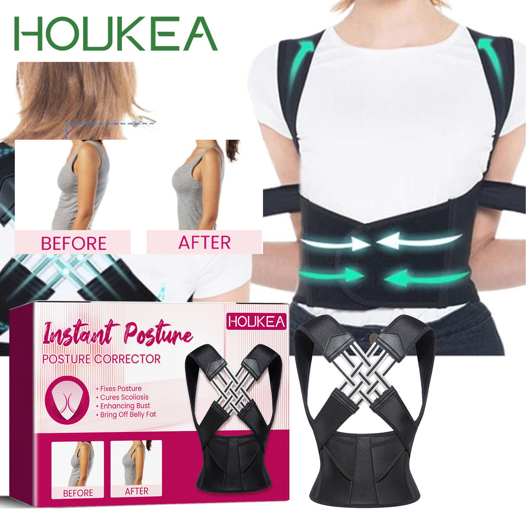 Houkea Body Posture Correction Belt Student Children Body Back Sitting ...