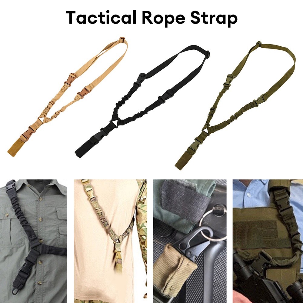 Tactical 2 Point Sling Shoulder Strap Outdoor Rifle Sling QD Metal ...