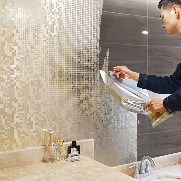 wall decoration tile sticker waterproof Pelekat jubin bilik mandi ...