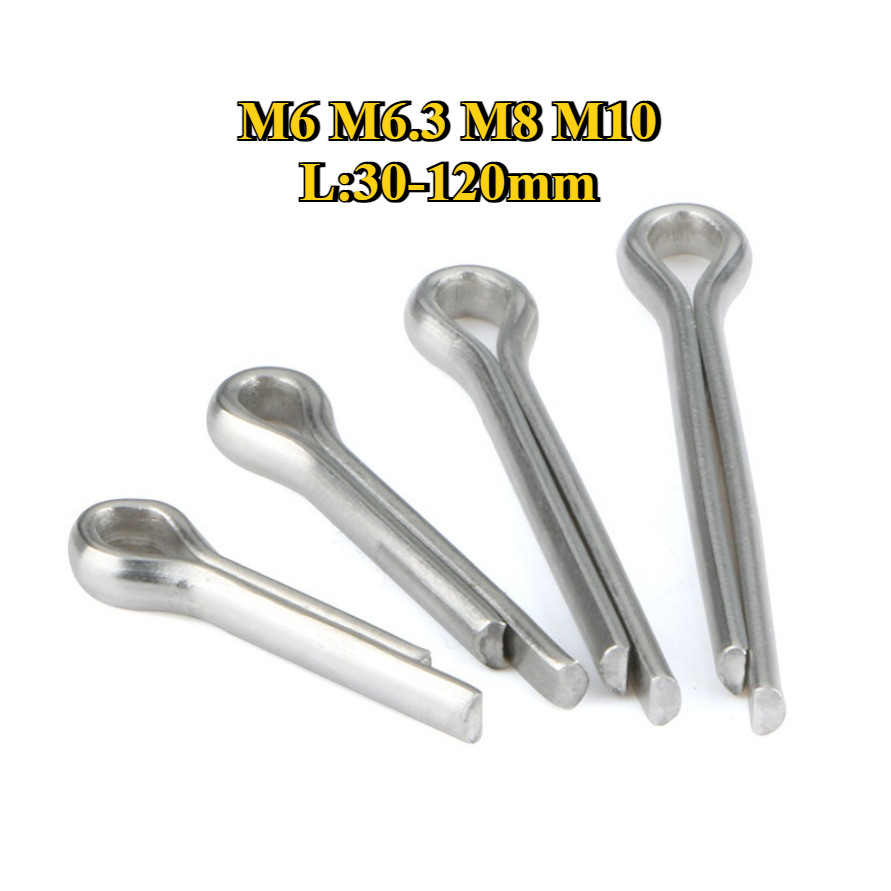 M6/M6.3/M8/M10 304 Stainless Steel Hair Clip Pin Card Pin U-Shaped Pin ...