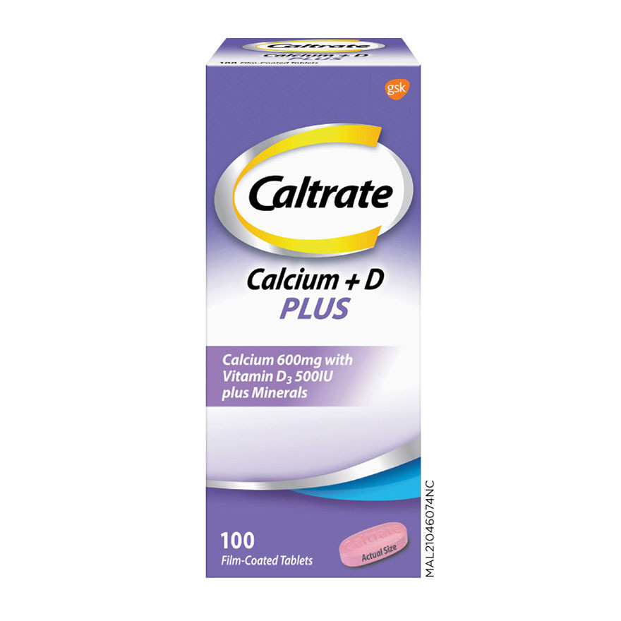 CALTRATE Calcium + Vit D Plus Strong Bone & Muscle 100s | Shopee Malaysia