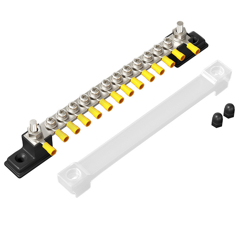 Rv Yacht Single Row 12-Channel Busbar DC 150A High Current Busbar 12 ...