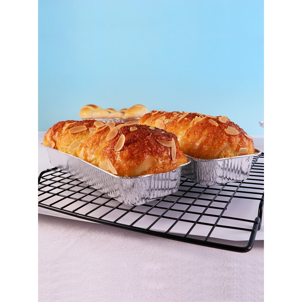 Pembungkusan Pembakar Dulang Kerajang Timah Acuan Roti Ulat Pakai Segi ...