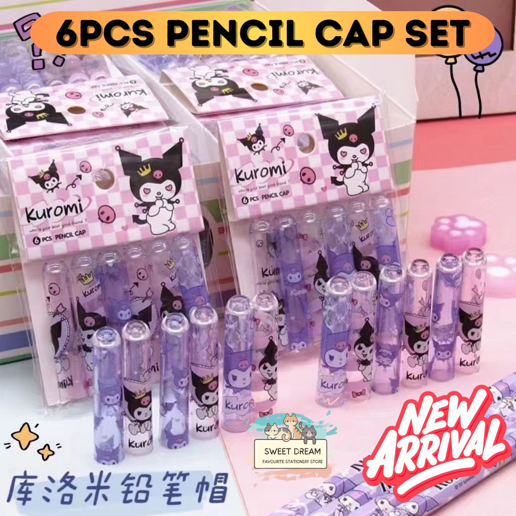 6PCS Capybara Sanrio Kuromi / Cinamoroll / Hello Kitty / My Melody cute ...