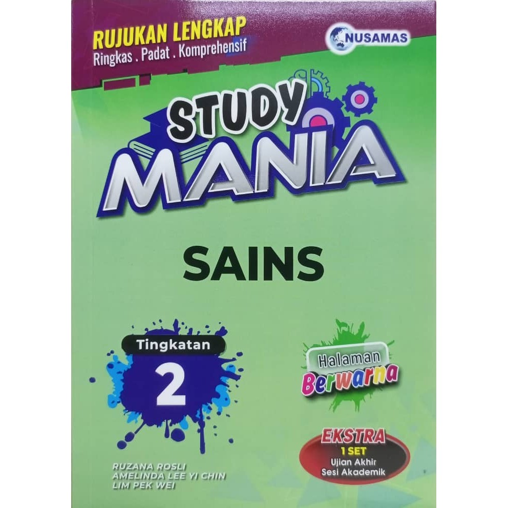 RUJUKAN LENGKAP STUDY MANIA SAINS TINGKATAN 2 KSSM (NUSAMAS) 2025 ...