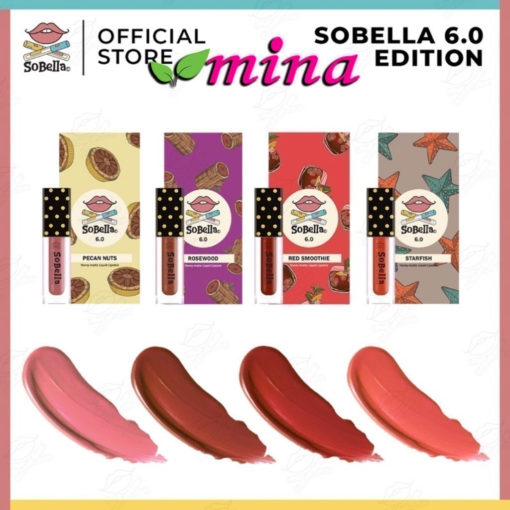 SOBELLA Lipmatte 6.0 Limited Edition Pecan Nuts | Red Smoothie ...