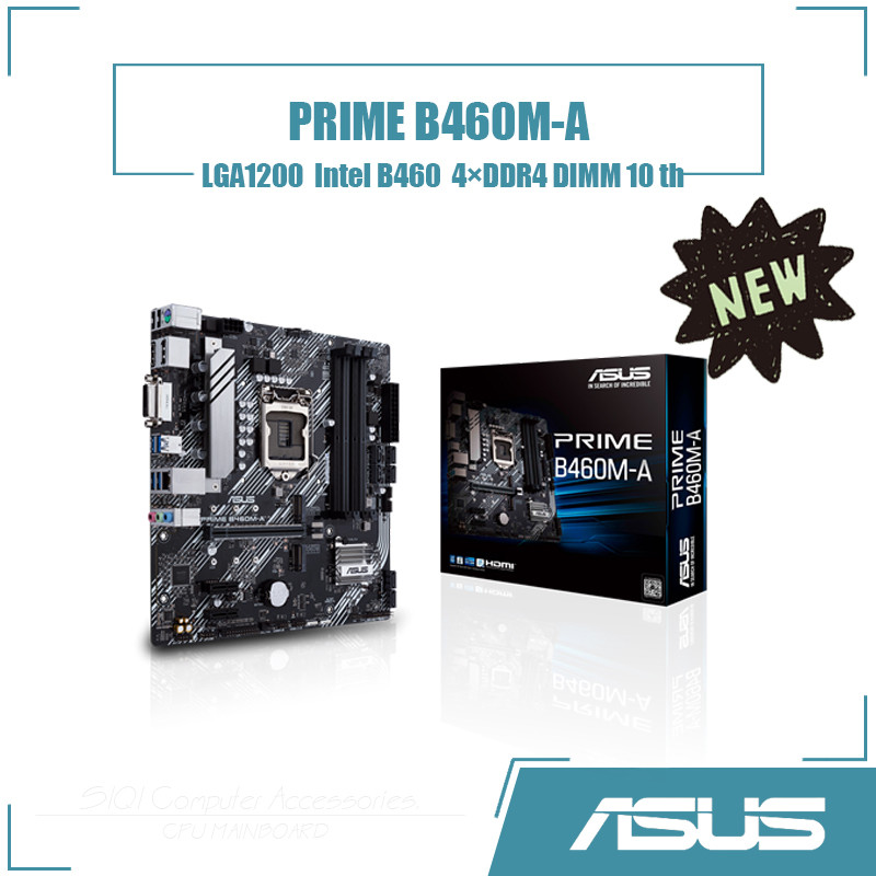 [NEW] ASUS PRIME B460M-A Motherboard 4×DDR4 DIMM Intel B460 128GB ...