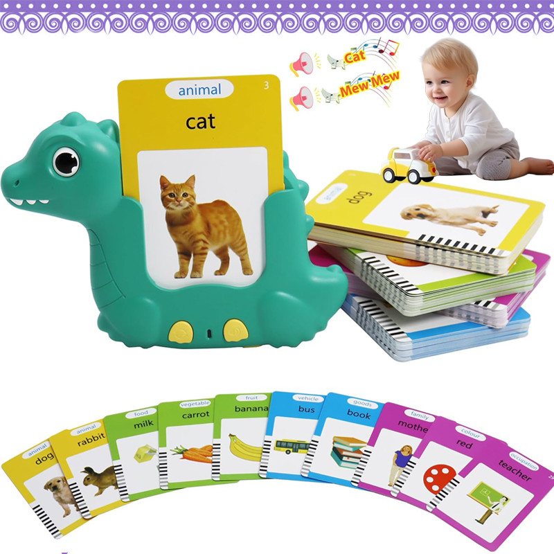 English Talking Flash Cards with 224/510 Sight Words Pocket Speech ...