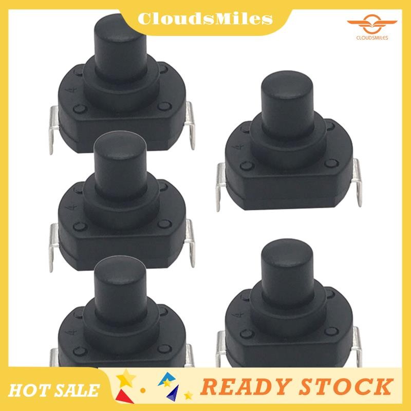 [CloudsMiles] Flashlight Switch Button Power Self-Locking 6A Flashlight ...
