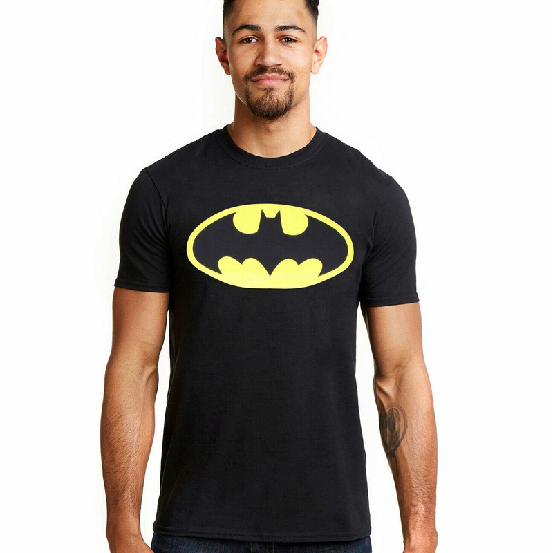 Official DC Comics Mens Batman Logo T-shirt Black Sizes S -3XL | Shopee ...