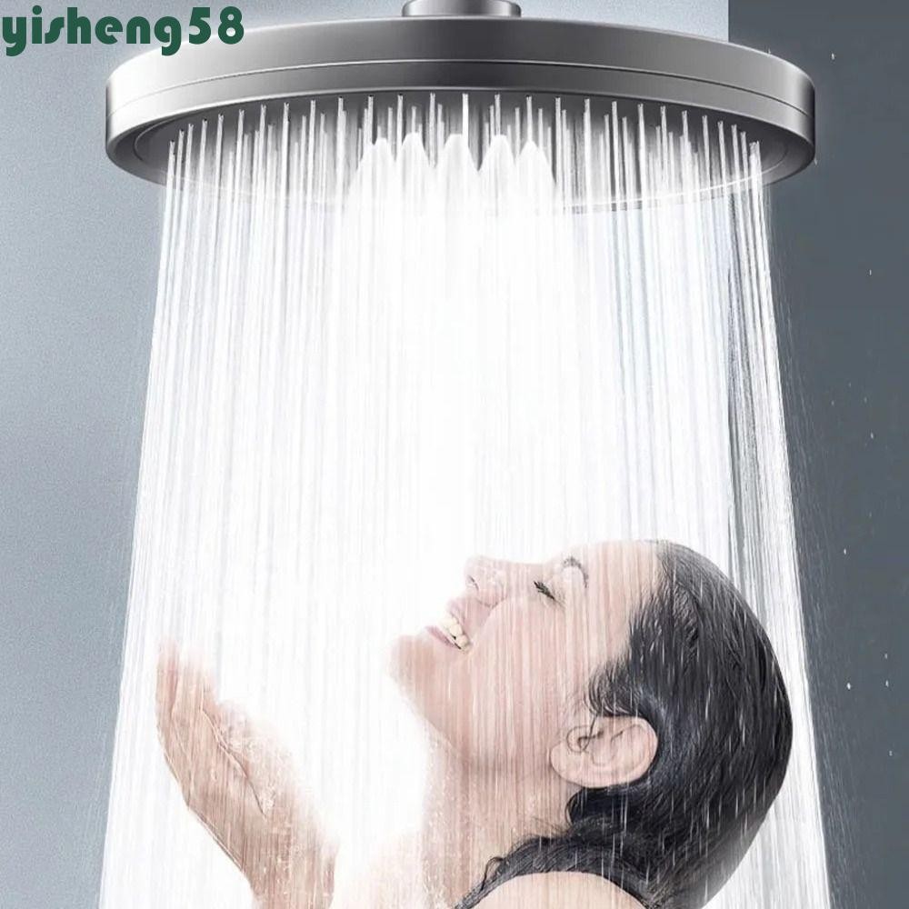 YISHENG Rainfall Shower Head, Water Saving With Filter Top Rain Shower ...