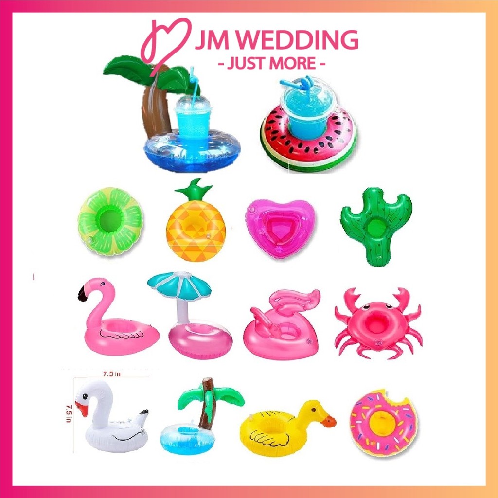Drink Float Inflatable Toy Floats Cute Minuman Pelambung-Pool Party ...