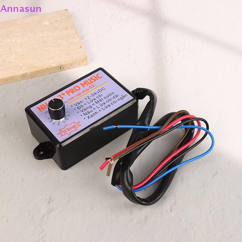 Annasun 12V-24V 12 Sound Musical Electronic Horn Controller 3+Pro Horn ...