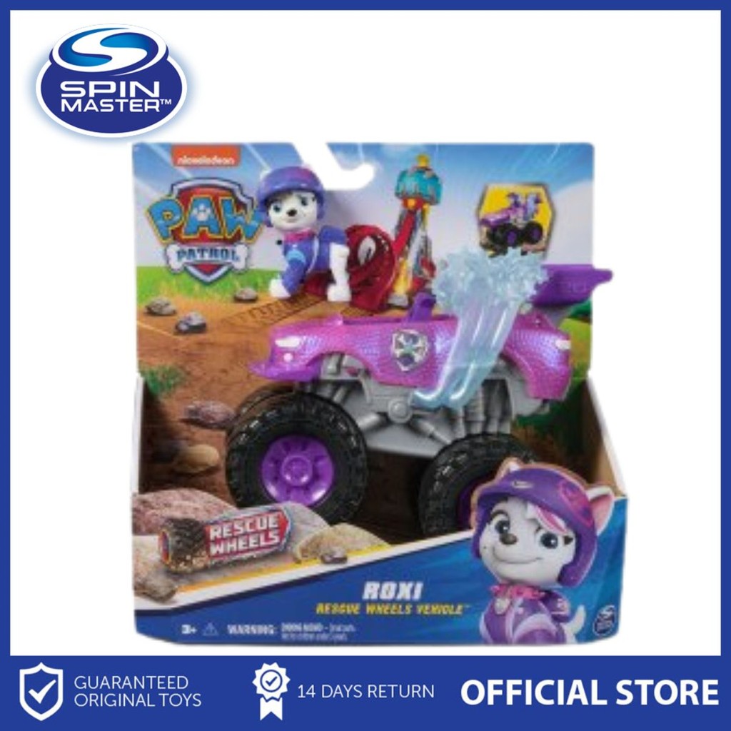 Paw Patrol Roxi Feature Vehicle The Adorable See Pup Figure Toys for ...