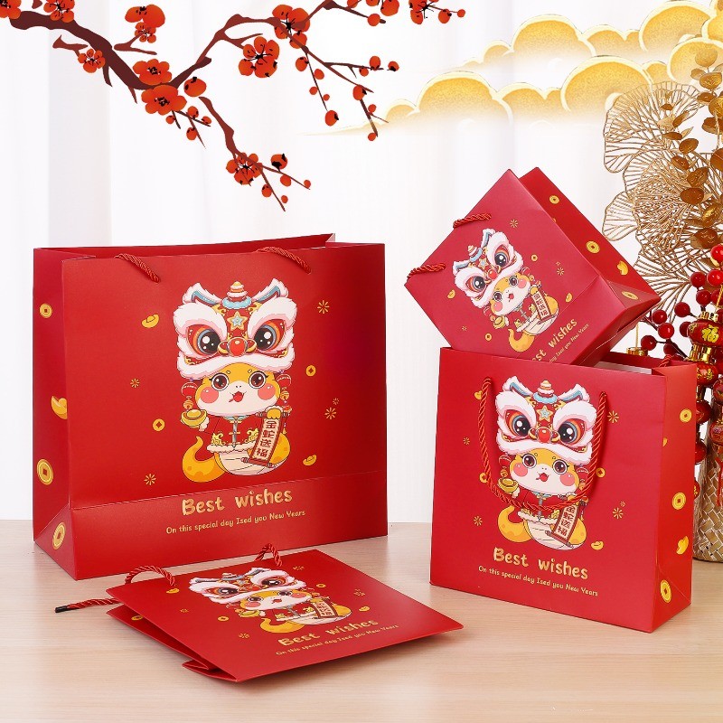 Lovely Blessing 2025 Chinese New Year of Snake Cartoon Gift Packaging ...