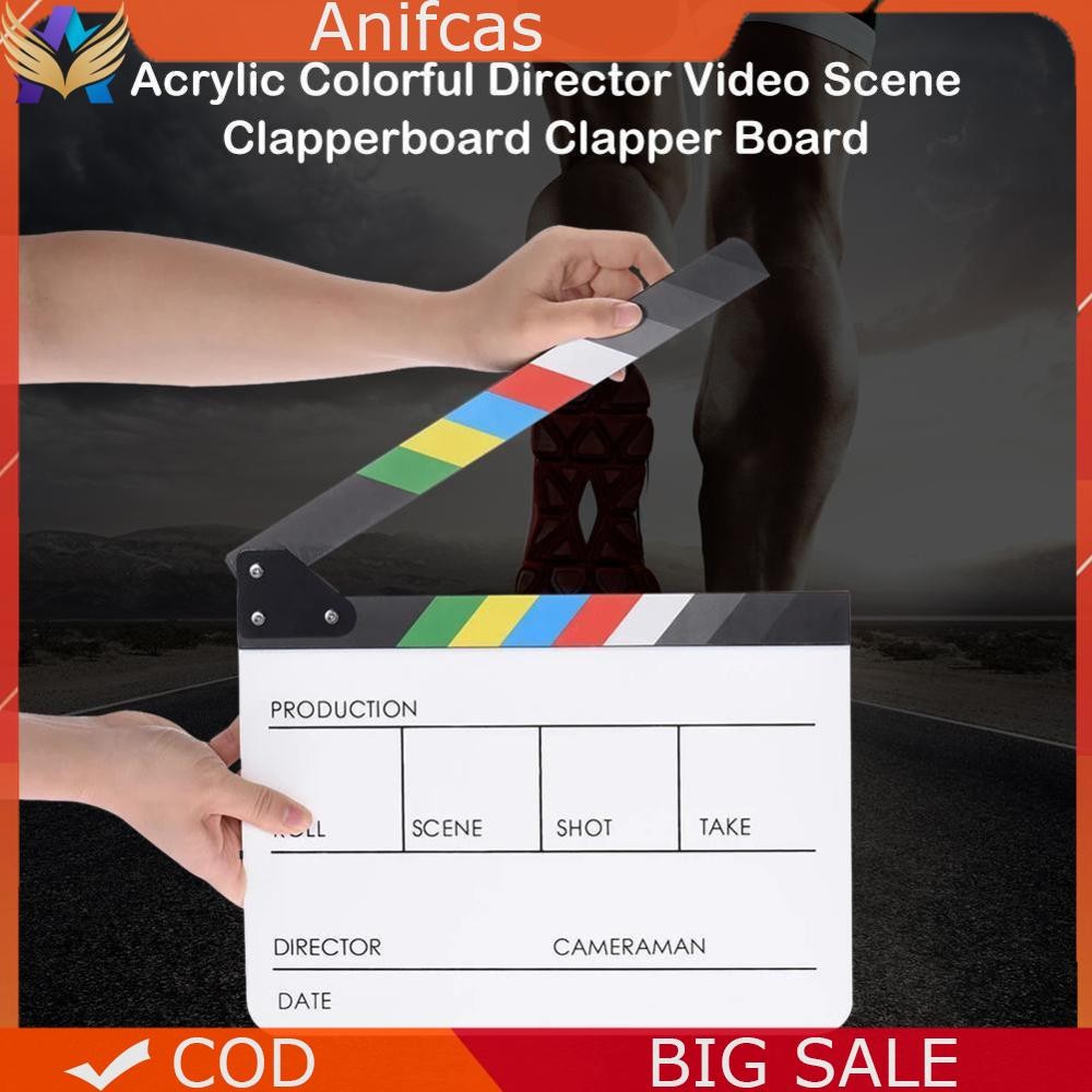 Acrylic Director Video Scene Clapperboard Clapper Board Cut Prop ...