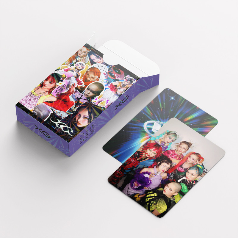50-92pcs XG Holographic Laser Lomo Card Kpop Photocards LEFT RIGHT ...