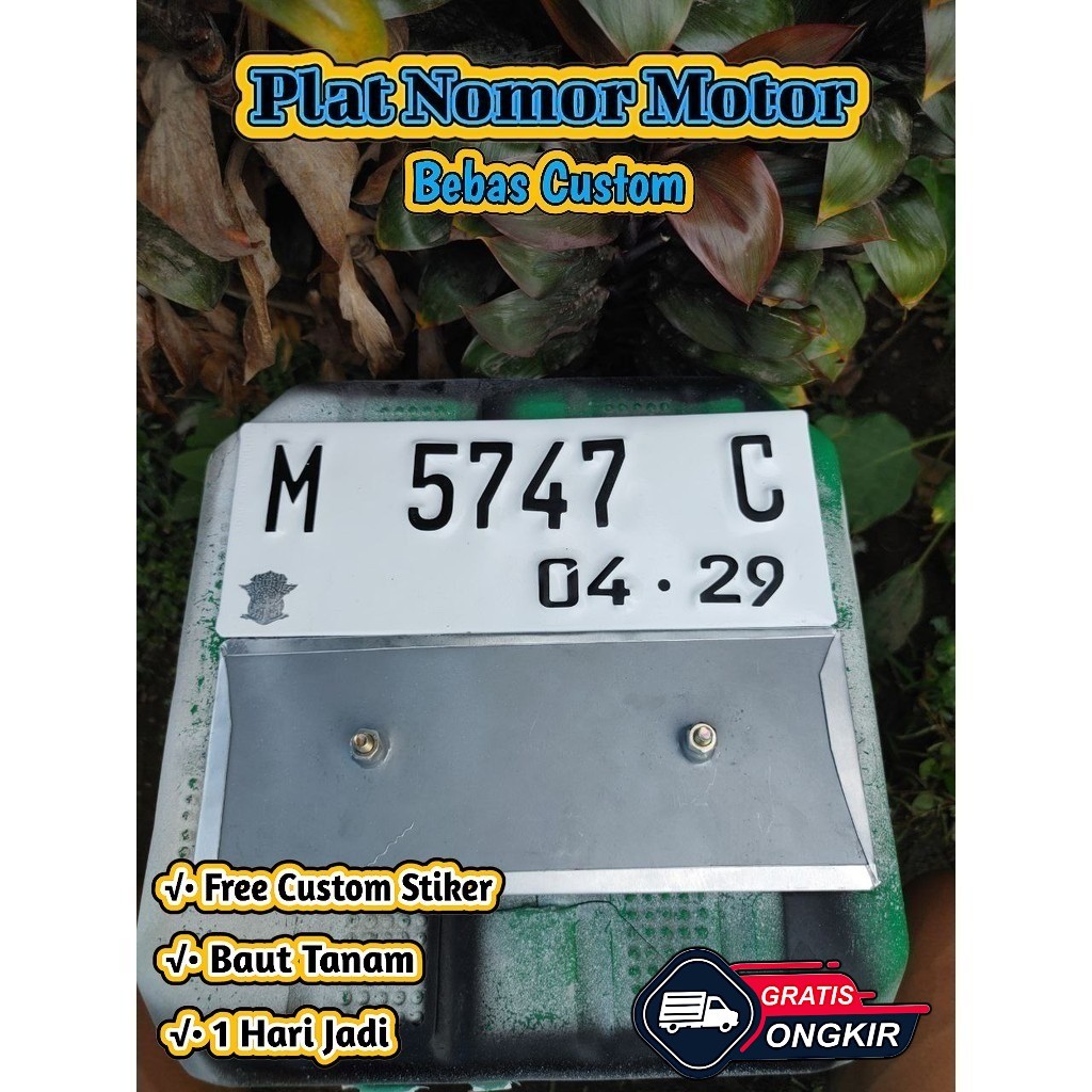 Make Custom Motorcycle Number Plates with the Latest Font of Embedded ...