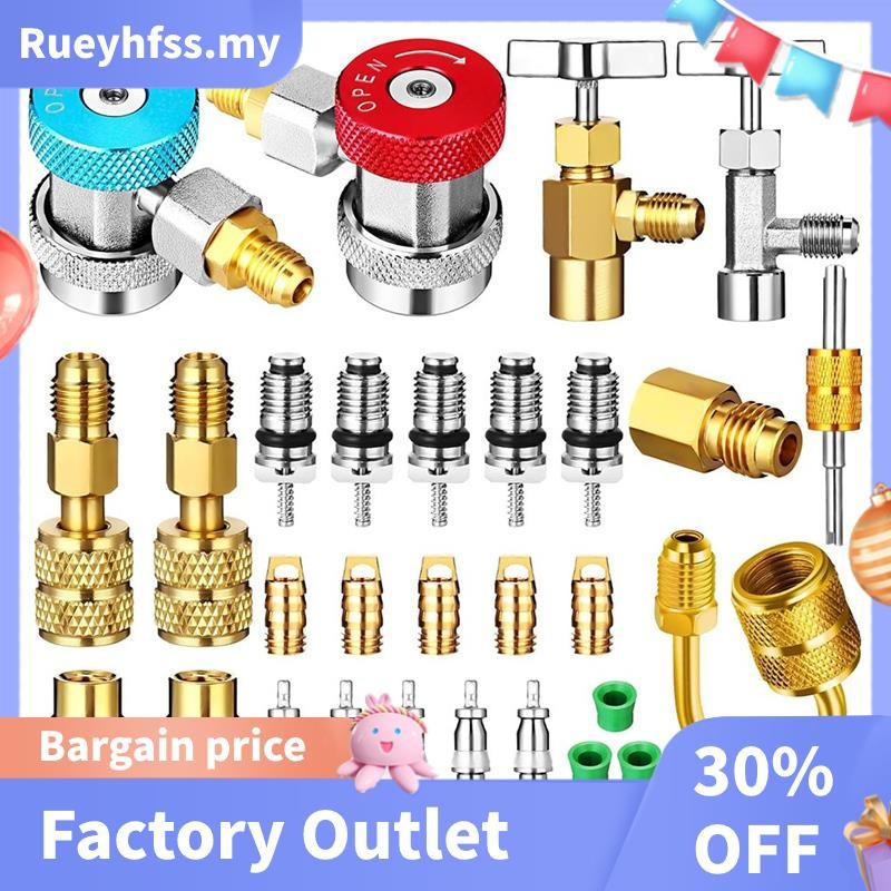 Excellent AC R134A Adapter Quick Coupler Kit, R134a Tank Tap Valve ...