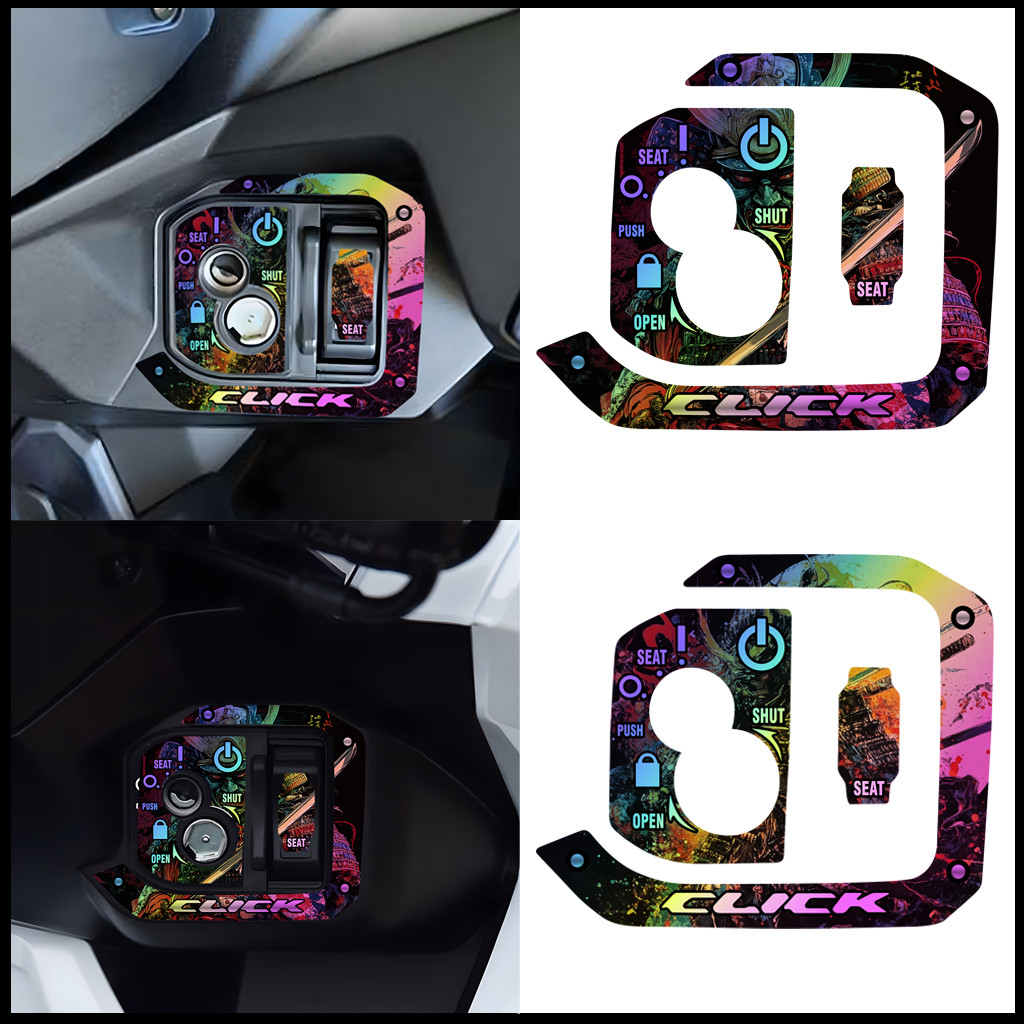 key panel sticker for honda click 125i v2 Laser full key cover ...