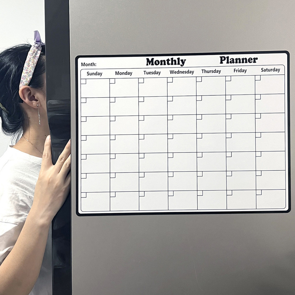 PEN| Magnetic Dry Erase Calendar Weekly Planner Board Monthly Planner ...