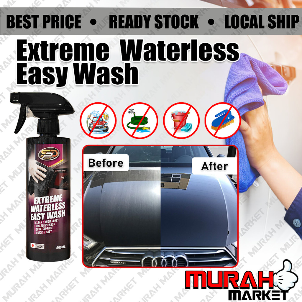 SPD Extreme Waterless Easy Wash Spray 500ML Japan Formula Waterless Car ...