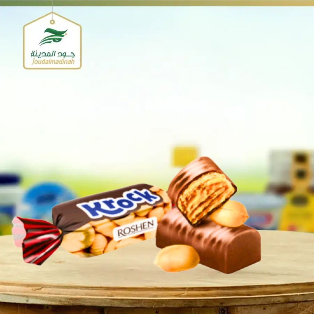 ready stock Roshen Krock Sweets With Peanut Paste In Cocoa Coating 250g ...