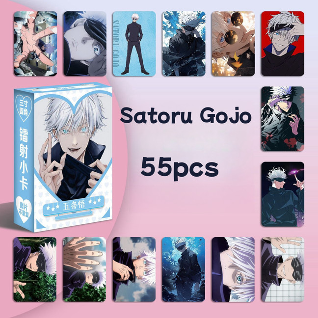 10-92pcs Manga Manhwa Jujutsu Kaisen Laser Holographic Lomo Cards ...