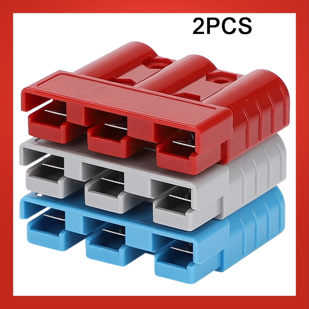 [BTSL] 2X For Anderson Style 3 Pin 50A Plug DC-DC Charger Solar Power ...