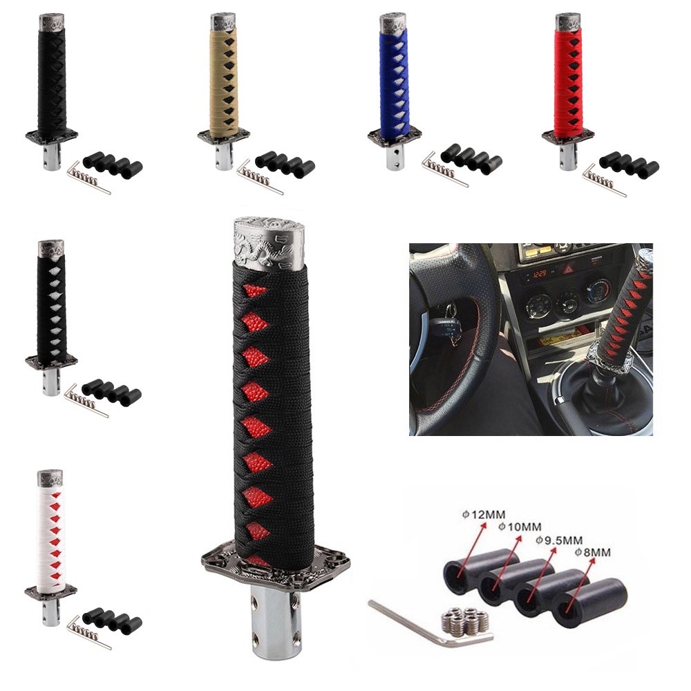 Universal Gear Shifter Short Samurai Shift Knob with 4 Adapters ...