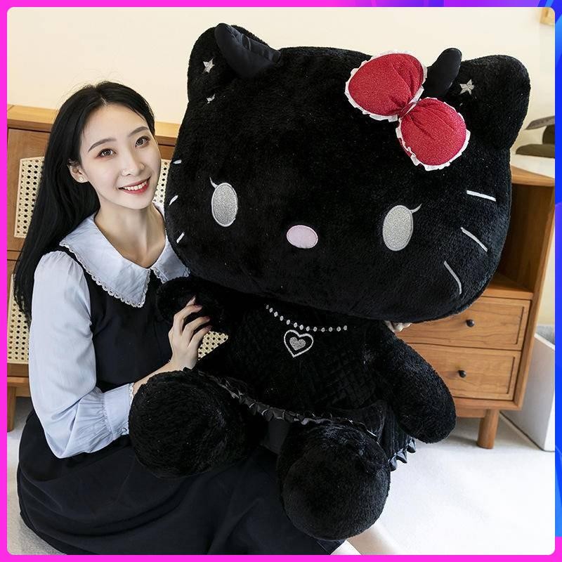 (Ready Stock) 60/90cm Hello kitty plush toy cute hello kitty plushie big hello kitty plush small ...