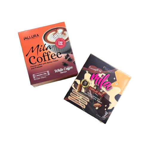 FREE SHIPPING ️ ALLURA MILA COKLAT OAT SLYM ORIGINAL HQ READY STOCK ...