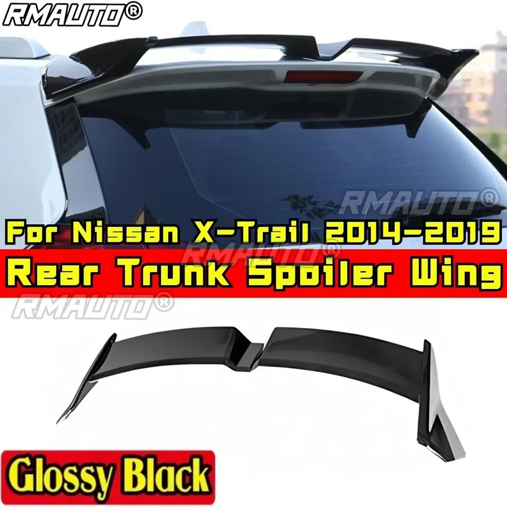 X-Trail Body Kit Rear Roof Wing Glossy Black Sport Style Rear Roof ...