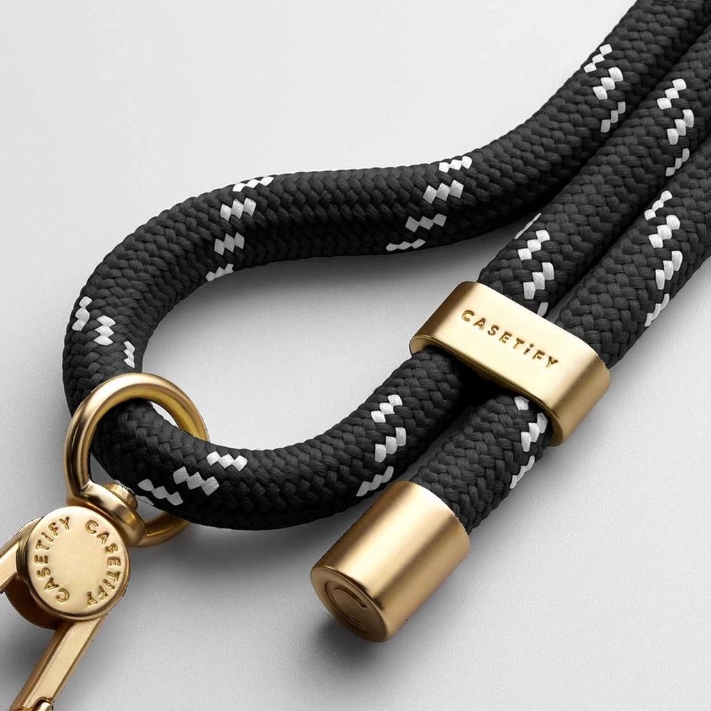 [PYDM] Casetify Solid Color Woven Rope Strap Shell Diagonal Chain ...