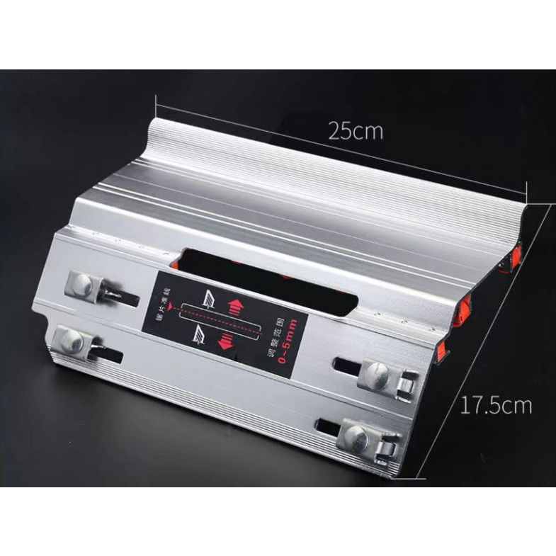 45 Degree Tile Marble Cutter Guide Rail Chamfering Plate / Chamfer ...