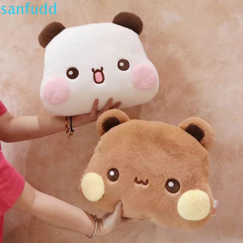 SANFUDD Bubu and Dudu Plush Toy, Appease Fluffy Panda Bubu Plush Doll ...