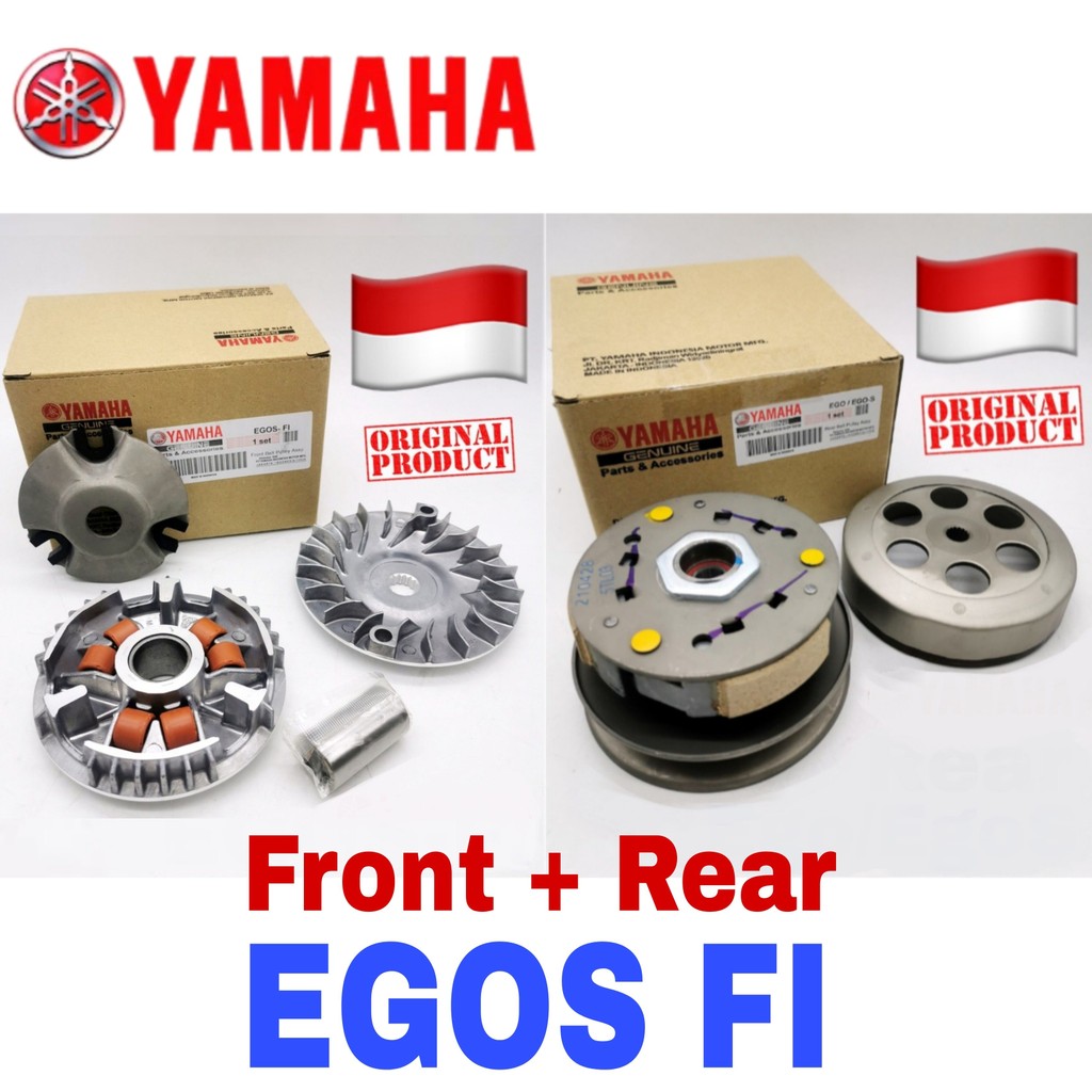 Pulley Set Yamaha Ego Fi Scooter Front Rear Indonesia Original Pully ...