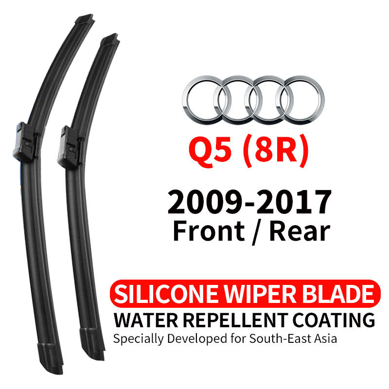 (Front/Rear)Hydrophobic Wiper Audi Q5(8R)(2009-2017) car wipers Blade ...
