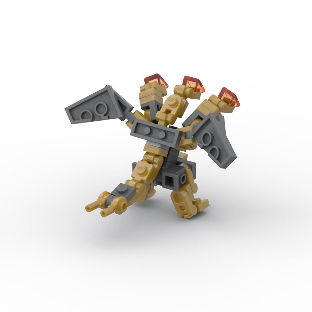 Lego Robot Mini Compatible Lego moc Small Transformable Mecha Outer ...
