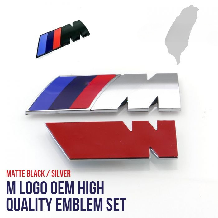 BMW M Logo Emblem sticker F10 F30 F32 G20 G30 M3 M5 M4 M6 X1 X3 X5 X6 ...