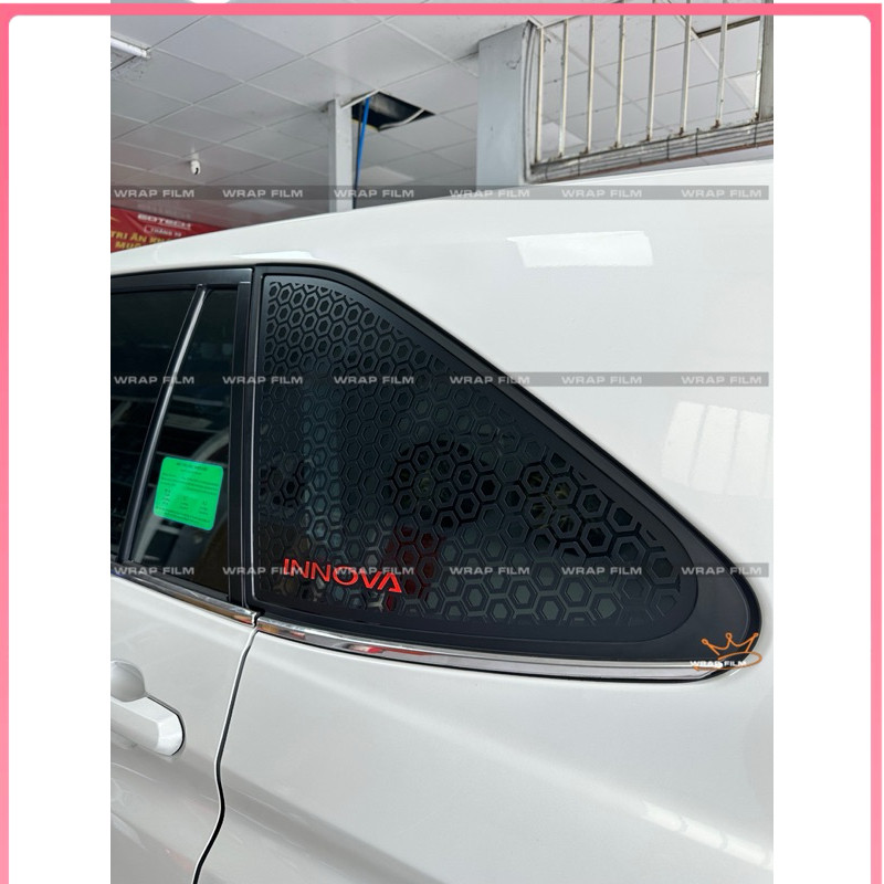 Toyota Innova Cross rear window sticker, Innova Cross wheel sticker ...
