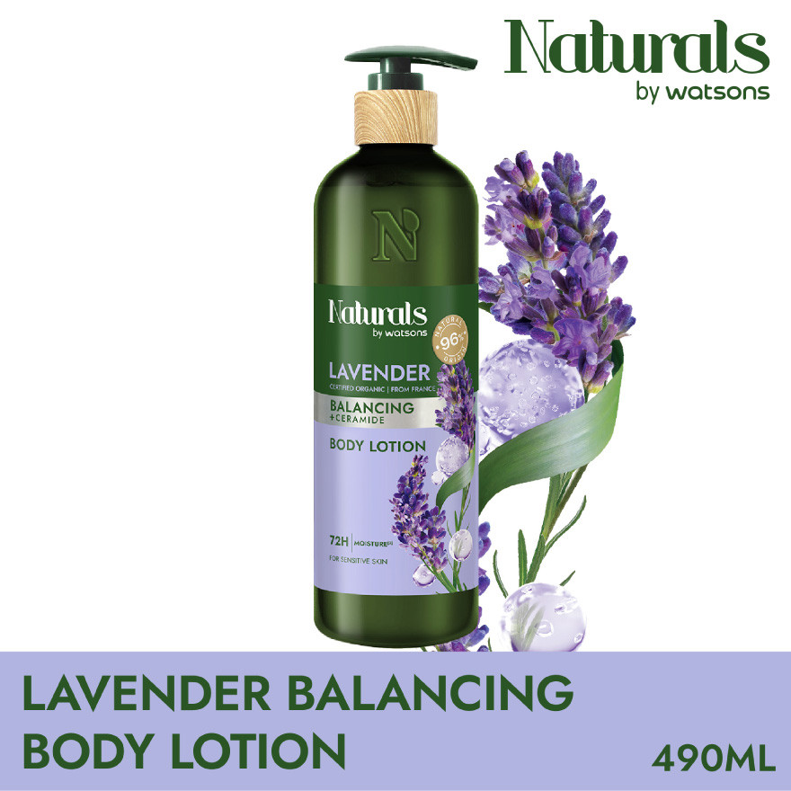 NATURALS BY WATSONS Lavender Balancing Body Lotion 490ml | Shopee Malaysia